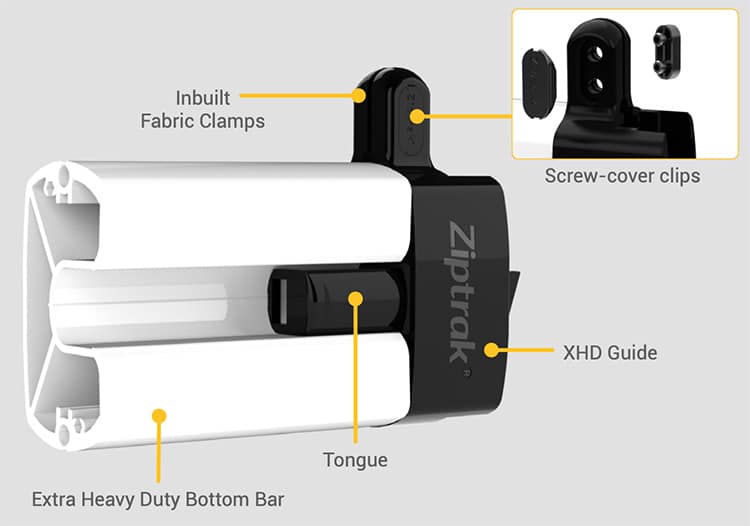New Ziptrak Release - Extra Heavy Duty Bottom Bar | Alfresco Blinds Perth